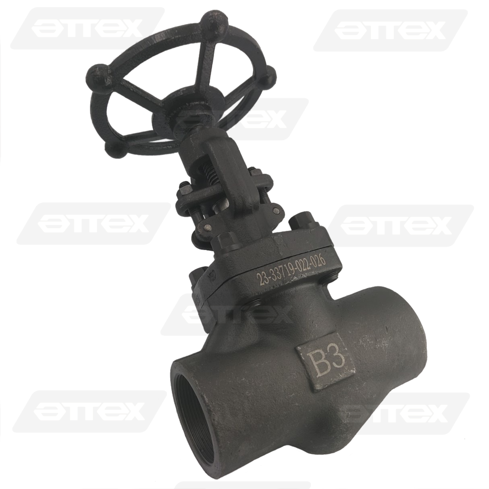 VALVULAS GLOBO MARCA B3-VALVE ASTM A-105 TRIM-8 CLASE 800 NPT 1/2″ – Attex